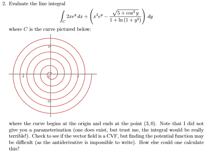 Solved Evaluate the line | Chegg.com
