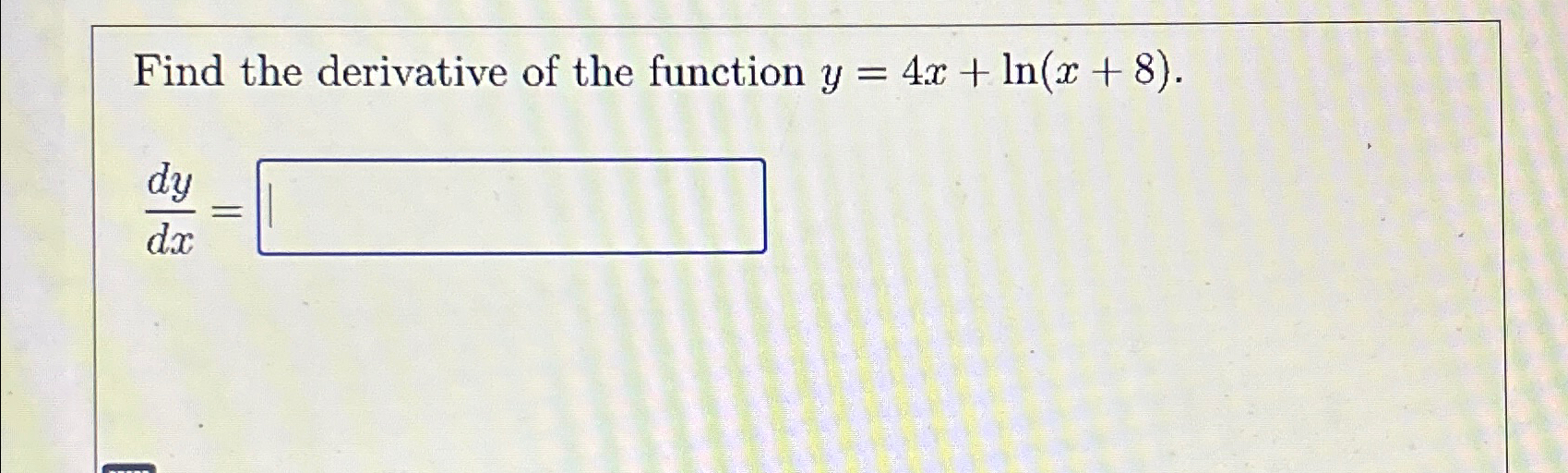 Solved Find the derivative of the function | Chegg.com
