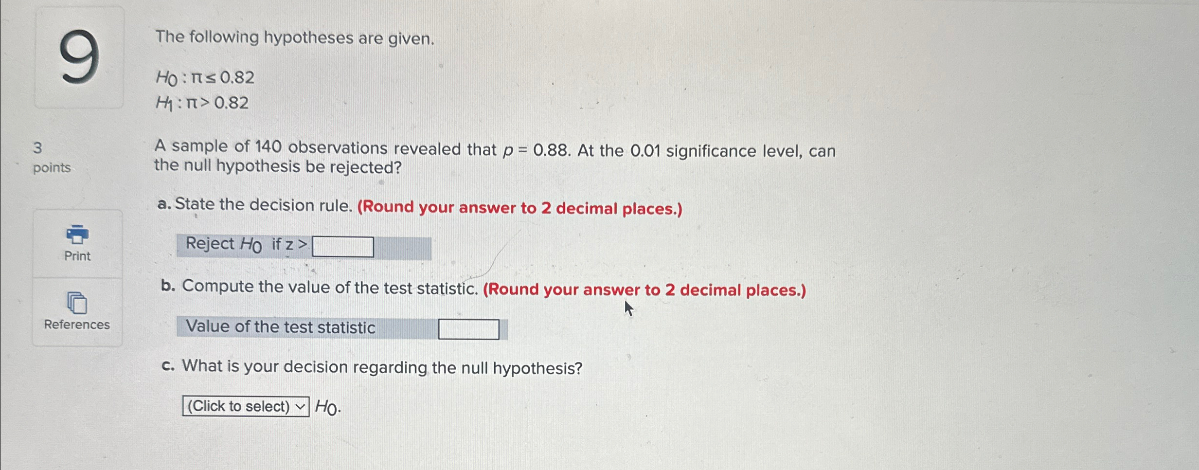Solved The following hypotheses are | Chegg.com