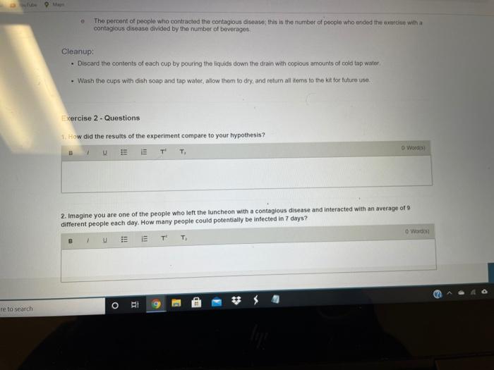 Exercise 2 Modeling Disease Transmission and is | Chegg.com