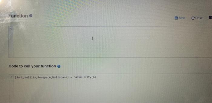 Solved Rank and Nullity This activity shall determine the | Chegg.com