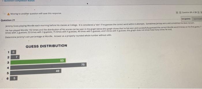 Solved GUESS DISTRIBUTION | Chegg.com