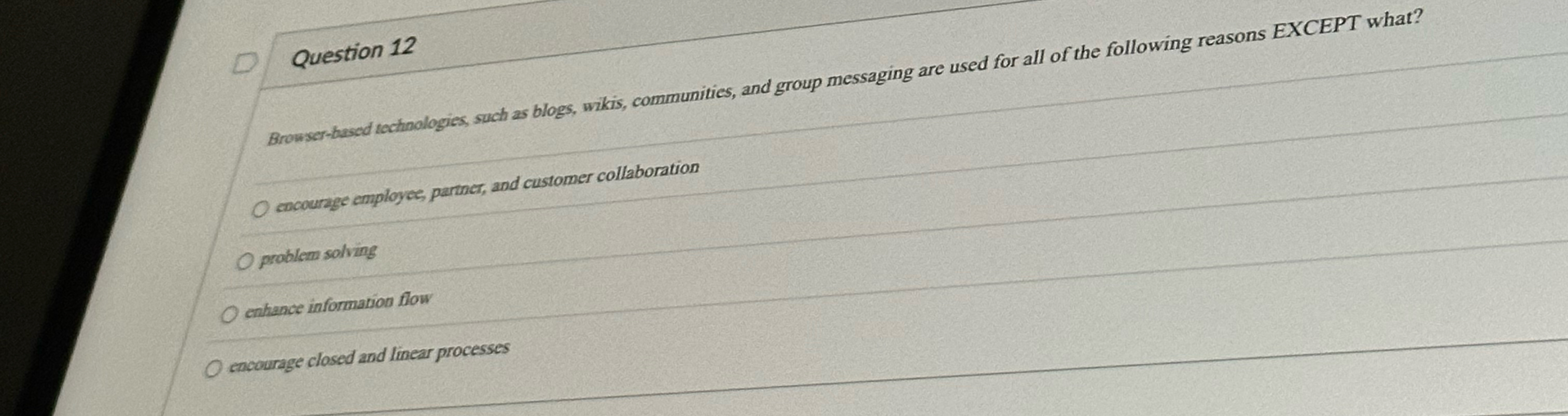 Solved Browser-based rocthonlogies, such as blogs, wikis, | Chegg.com