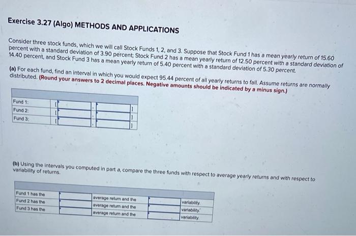 Solved Exercise 3.27 (Algo) METHODS AND APPLICATIONS | Chegg.com