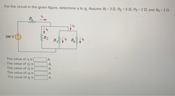 Solved For the circuit in the given figure, determine i to | Chegg.com