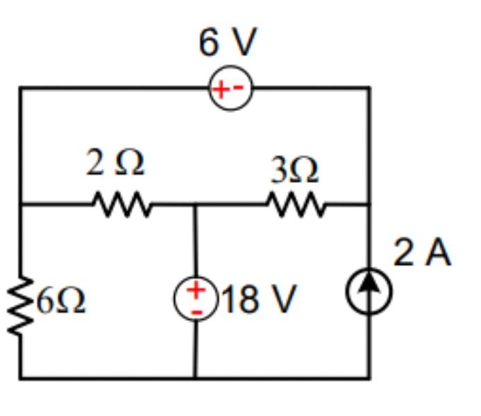 Solved find the voltage across 3 ohm resistor using | Chegg.com