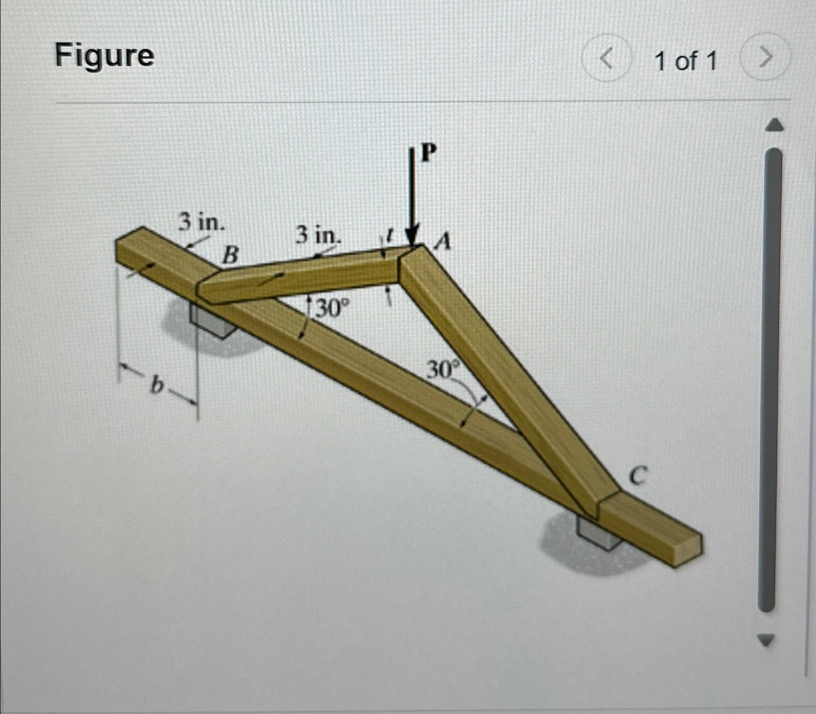 Solved Consider a wooden frame shown in the figure below. | Chegg.com