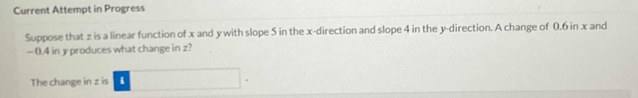 Solved Current Attempt in ProgressSuppose that z ﻿is a | Chegg.com
