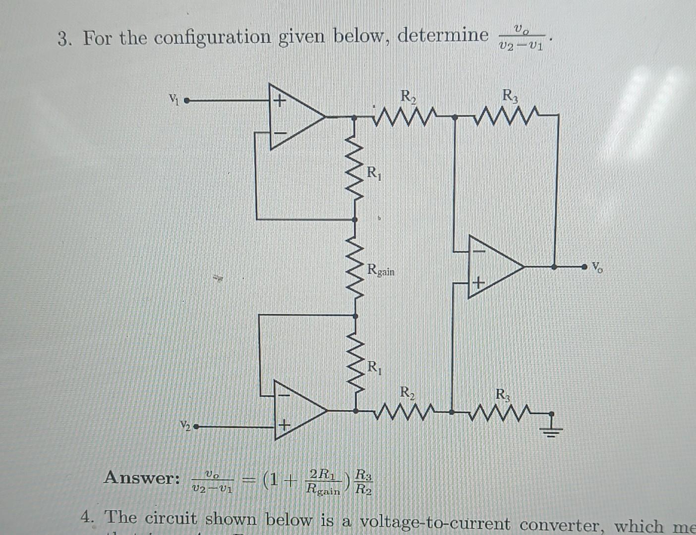 Solved 3. For the configuration given below, determine | Chegg.com