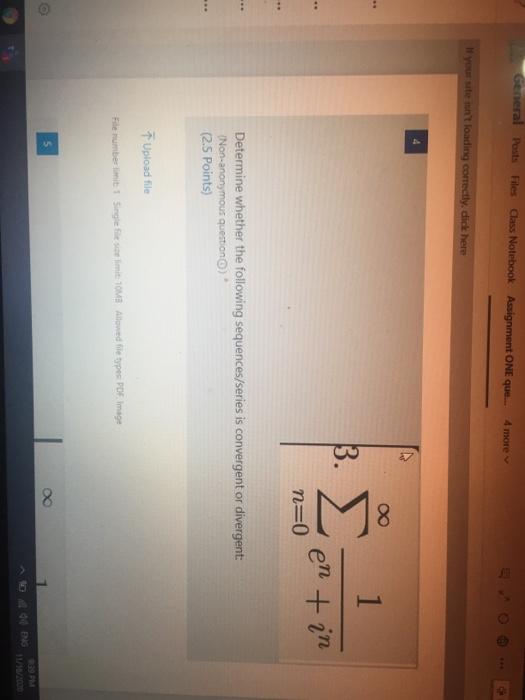 Solved General Posts Files Class Notebook Assignment ONE | Chegg.com