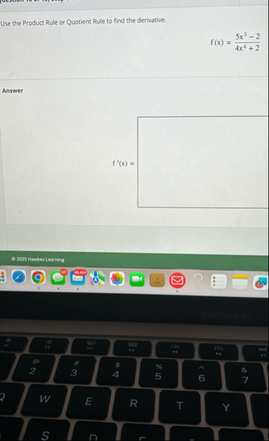 Solved Use the Product Rule or Quotient Rule to find the | Chegg.com