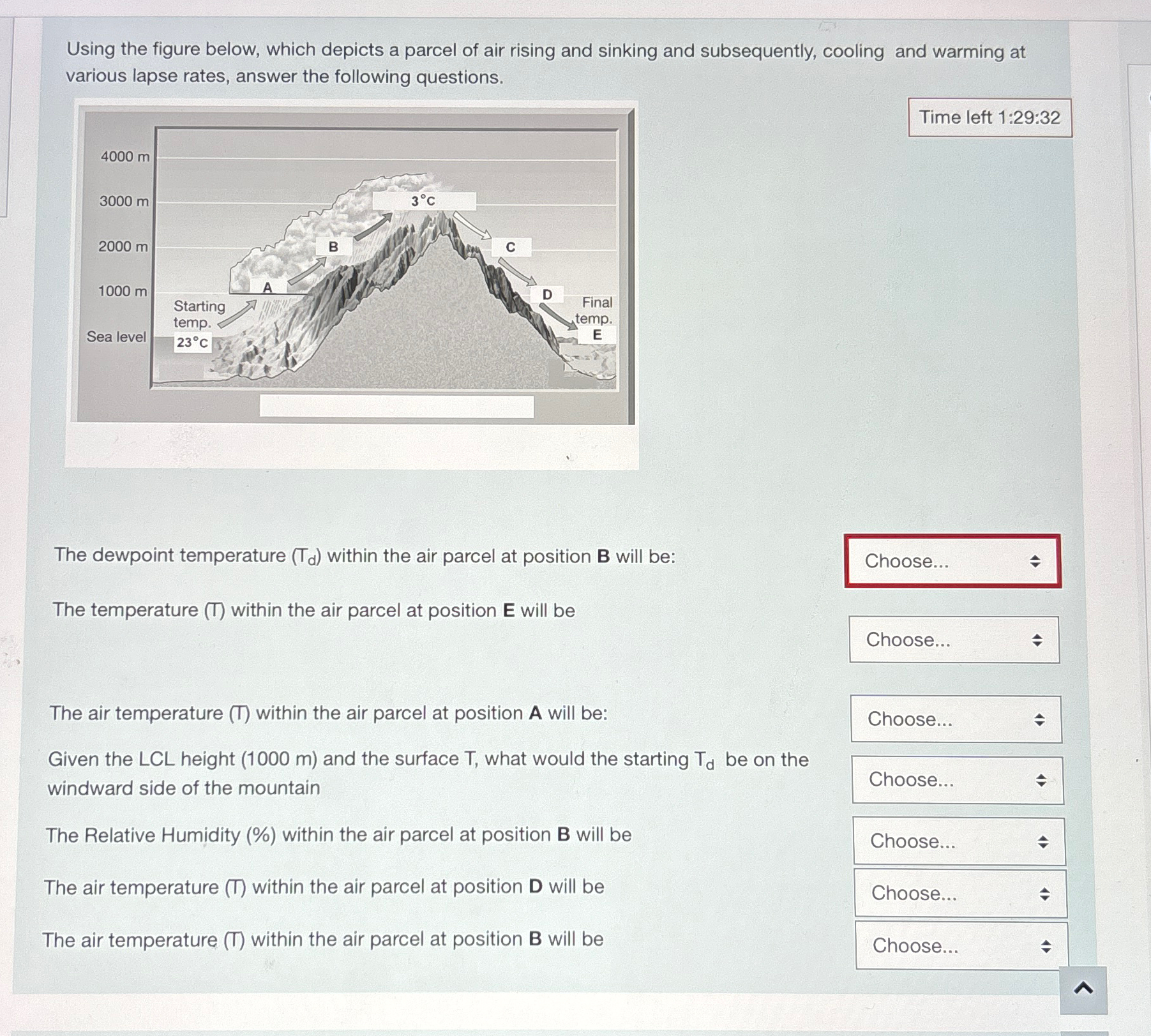 Solved Using the figure below, which depicts a parcel of air | Chegg.com