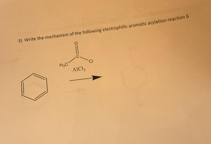 Solved Write the mechanism of the following electrophilic | Chegg.com