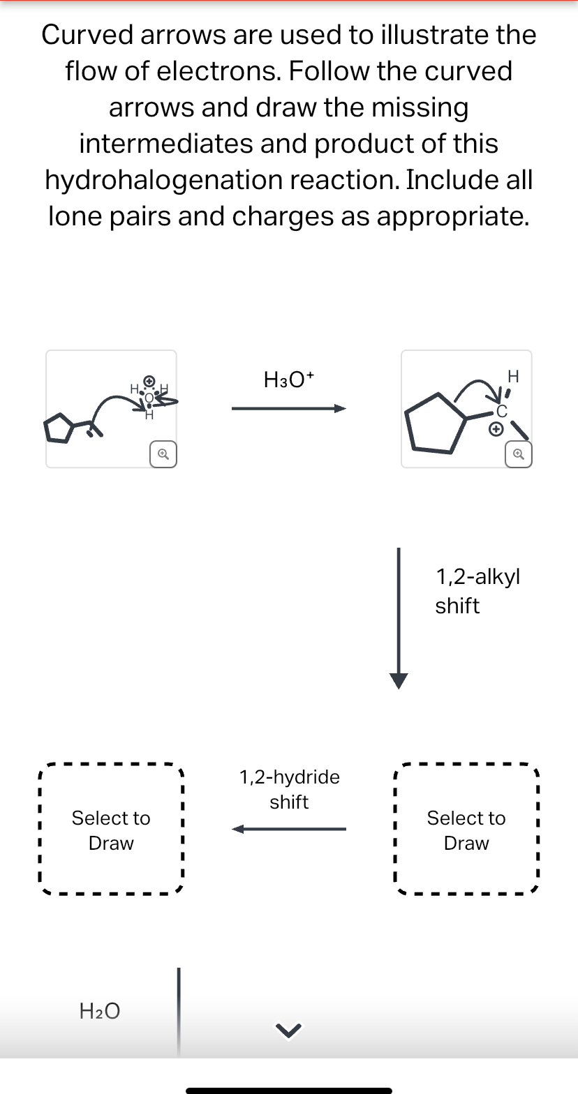 Curved arrows are used to illustrate the flow of | Chegg.com