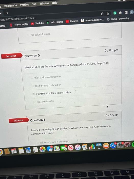 Most studies on the role of women in Ancient Africa | Chegg.com