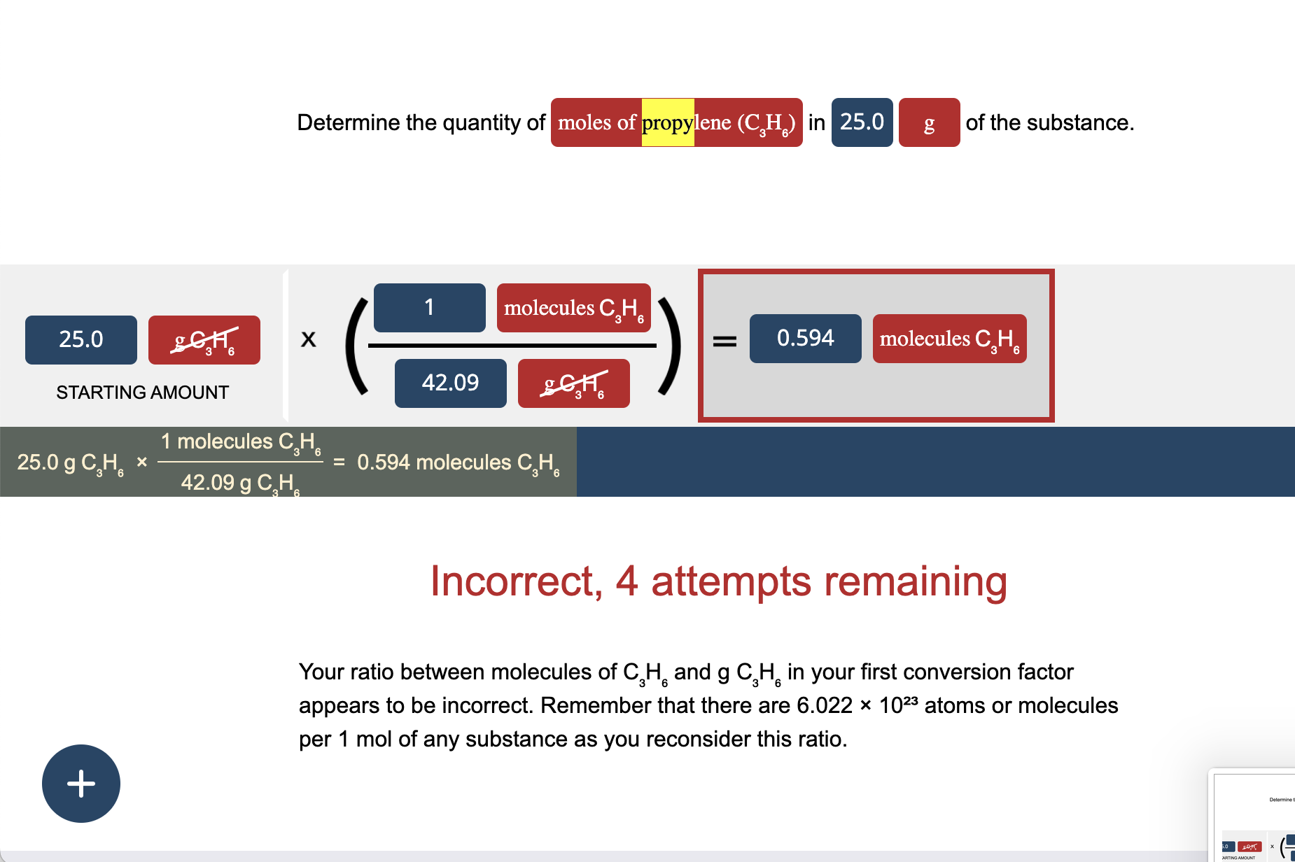 Solved What should i change? ﻿Incorrect, 4 ﻿attempts | Chegg.com