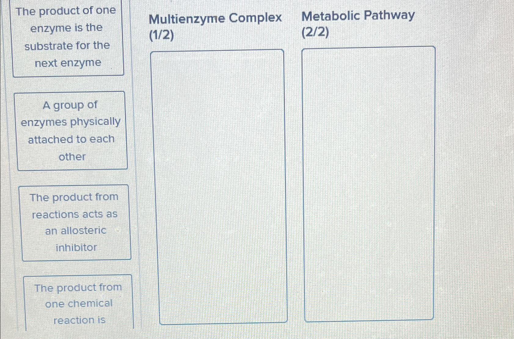 Solved The product of one enzyme is the substrate for the | Chegg.com