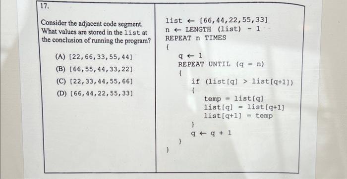 Solved 17. | Chegg.com