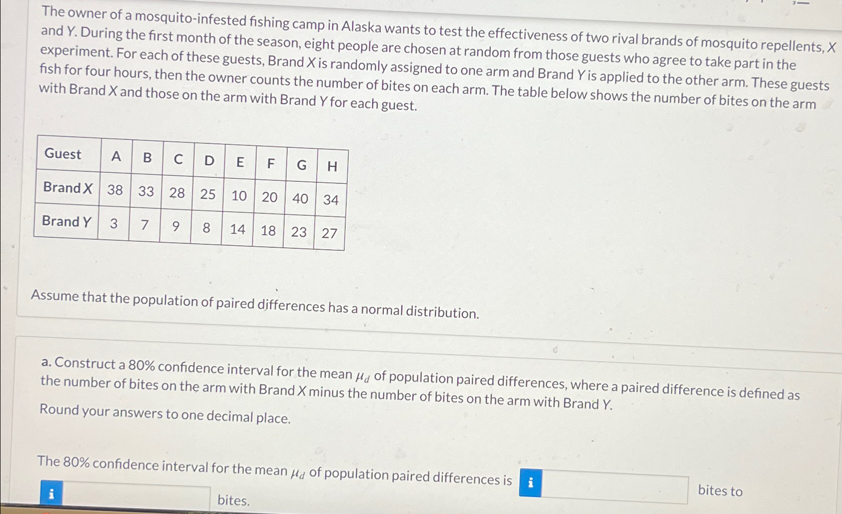Solved The owner of a mosquito-infested fishing camp in | Chegg.com