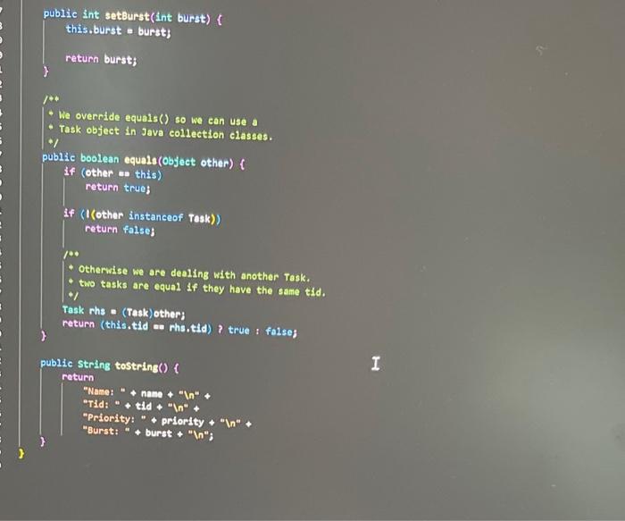 Solved This project follows the topic of CPU scheduling, | Chegg.com