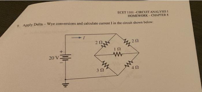 Solved ECET 1101-CIRCUIT ANALYSIS 1 HOMEWORK - CHAPTER 8 9. | Chegg.com