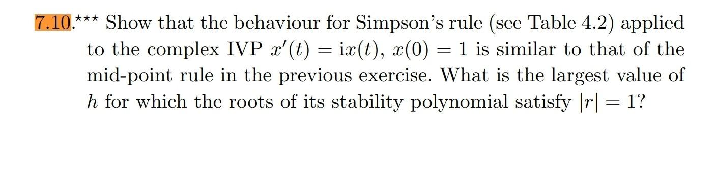 Solved This question from the book : numerical methods for | Chegg.com