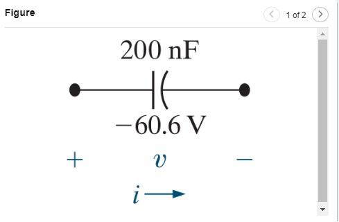 Solved The initial voltage on the 200nF capacitor shown in | Chegg.com
