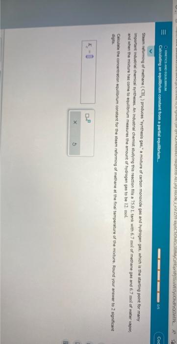 Solved Stam reforming of methone (CH4 ) produces "synthesis | Chegg.com