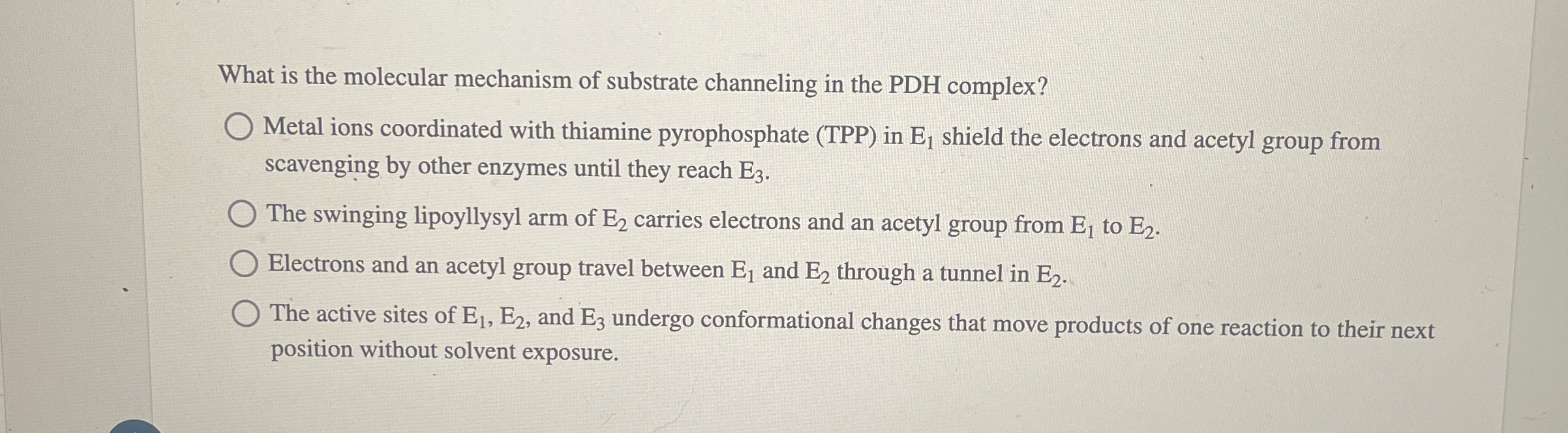 Solved What is the molecular mechanism of substrate | Chegg.com
