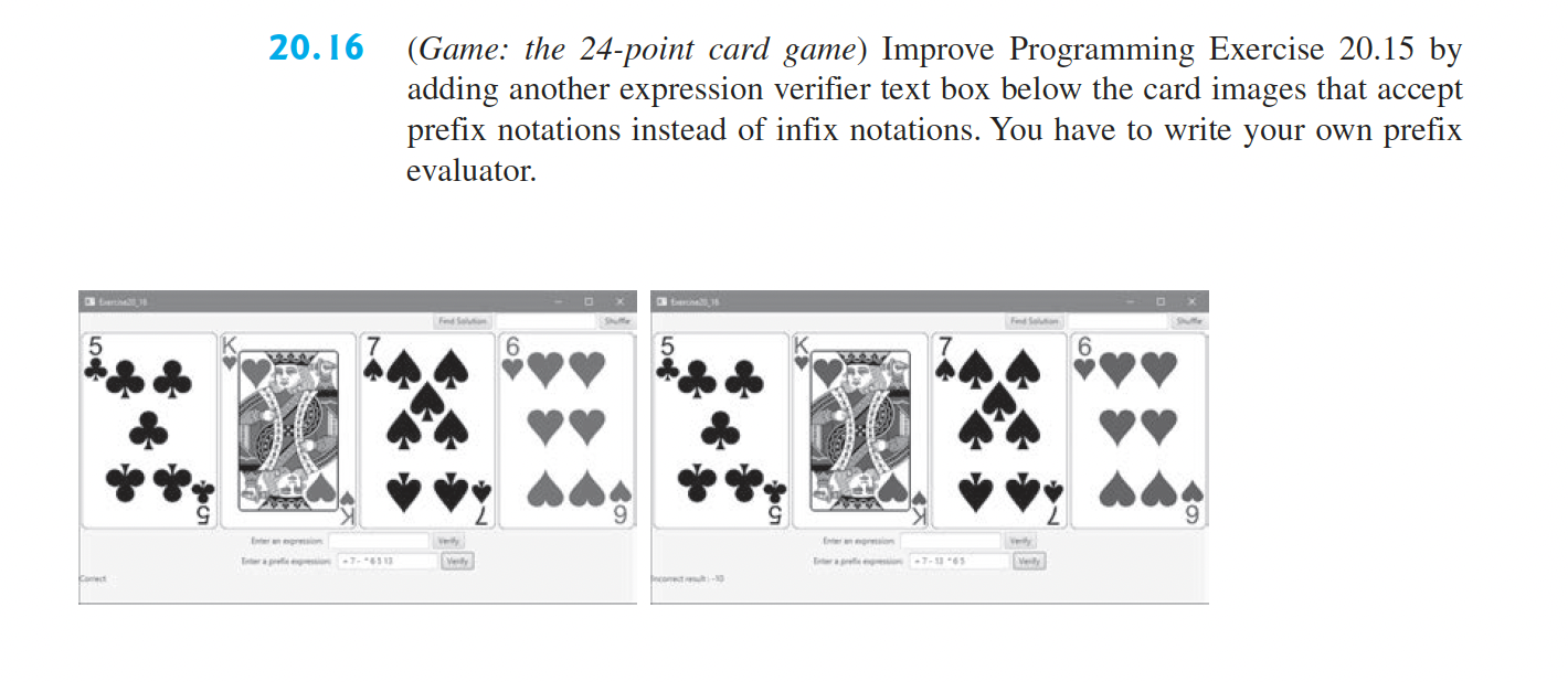 Solved 16 (Game: the 24-point card game) ﻿Improve | Chegg.com
