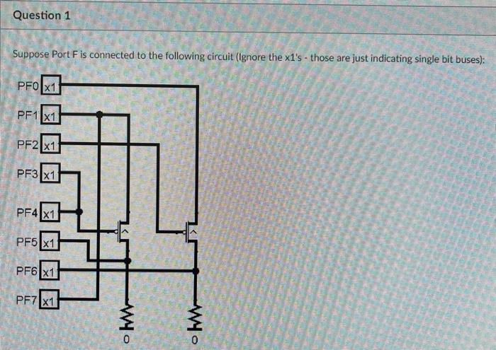 Solved Suppose Port F is connected to the following circuit | Chegg.com