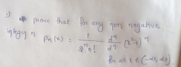 Solved 1) prove that for any non negative inlegy | Chegg.com