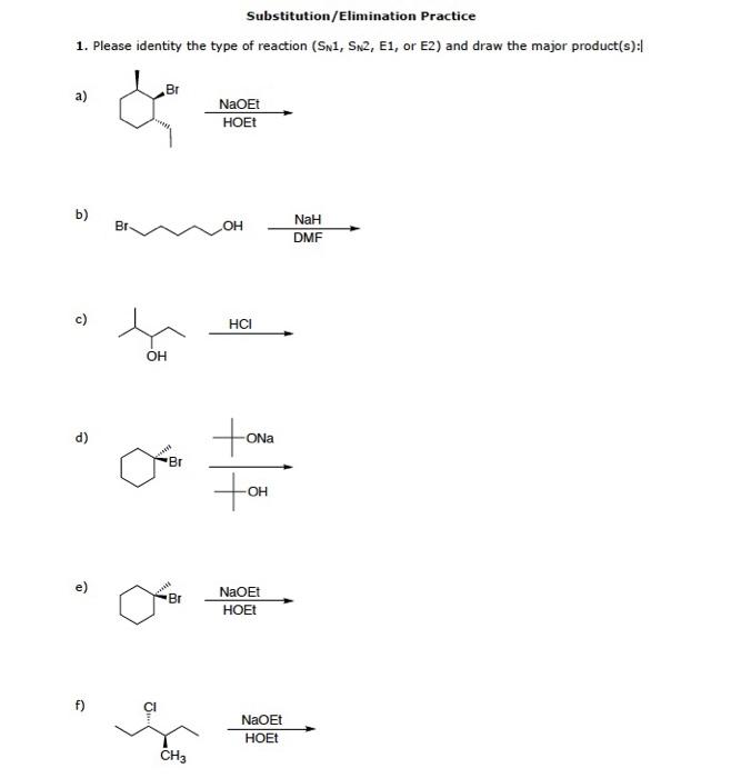 Solved Substitution/Elimination Practice 1. Please identity | Chegg.com