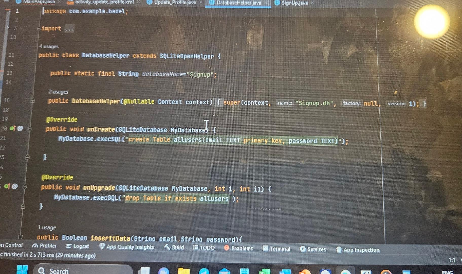 Solved Please help, I would like to write android studio | Chegg.com