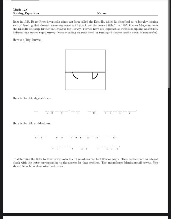 Solved Bock in 1953. Roger Price ituvented a mibor art form | Chegg.com