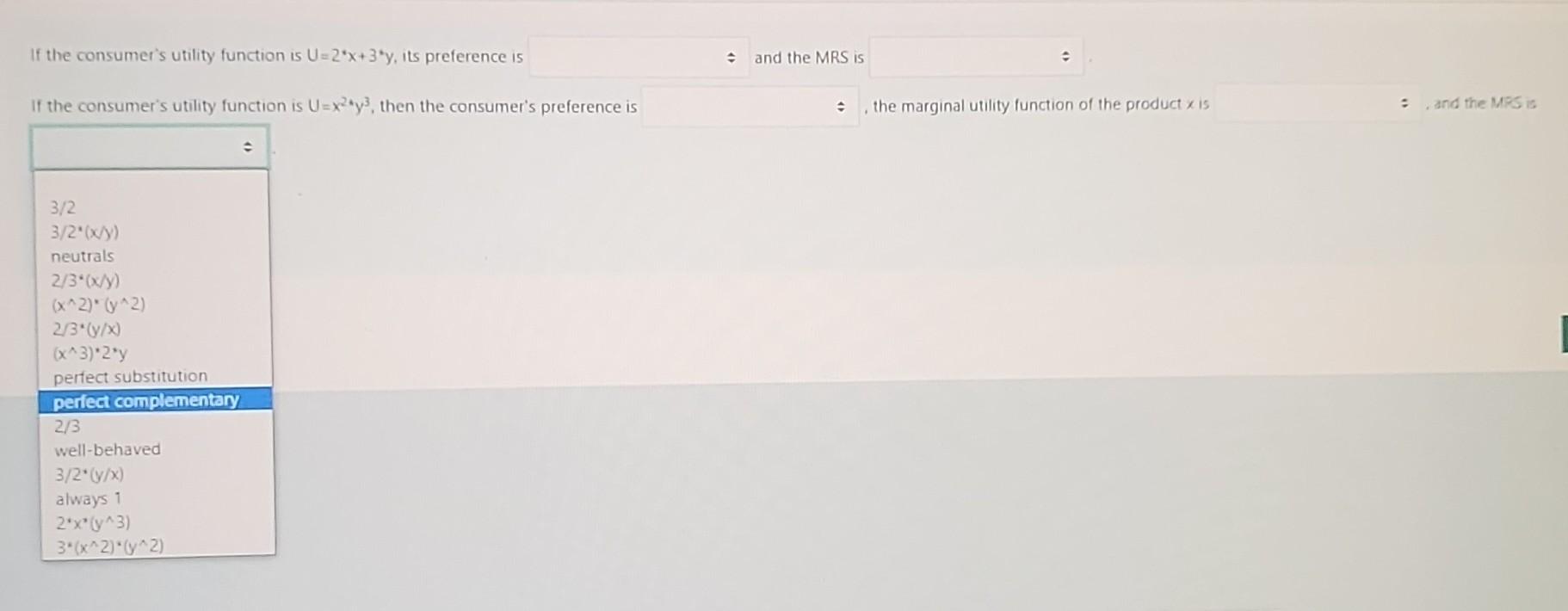 Solved If the consumer's utility function is U=2′x+3′y, its | Chegg.com Solved If the consumer's utility function is U=2′x+3′y, its | Chegg.com