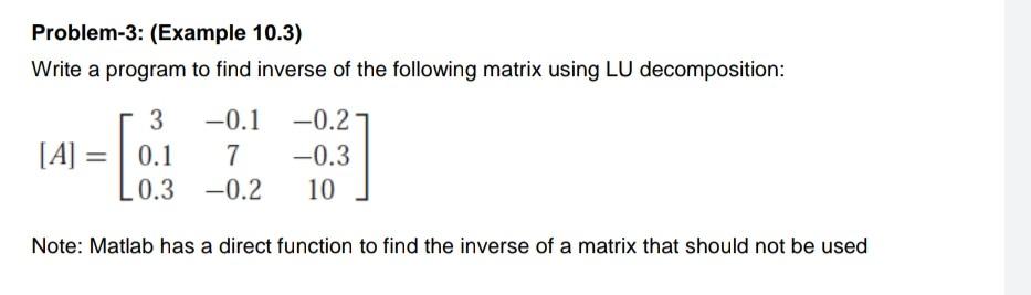 Solved Problem-3: (Example 10.3) Write a program to find | Chegg.com