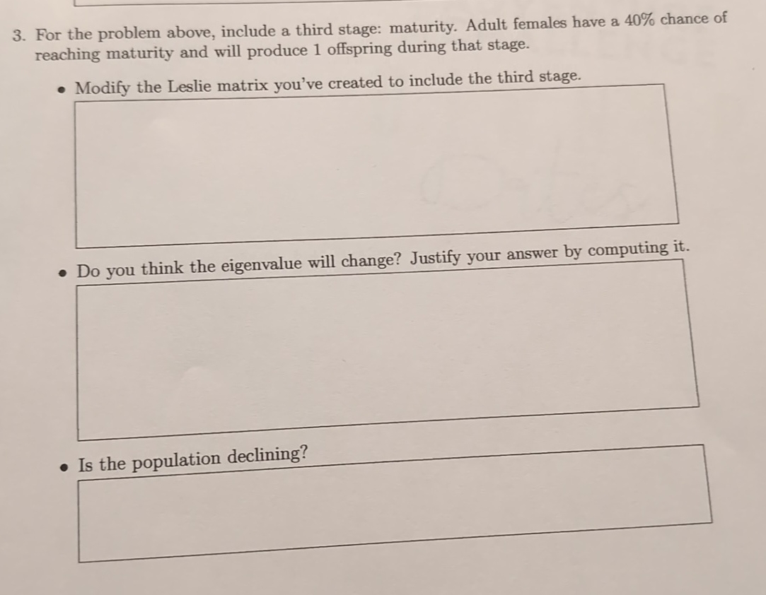 Solved For the problem above, include a third stage: | Chegg.com