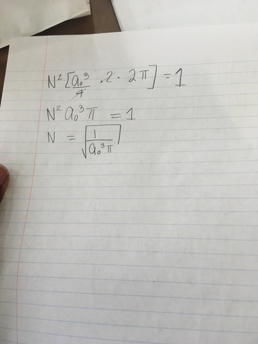 Solved 5. Normalize W =r sin cos º e-/zdo, well as the | Chegg.com