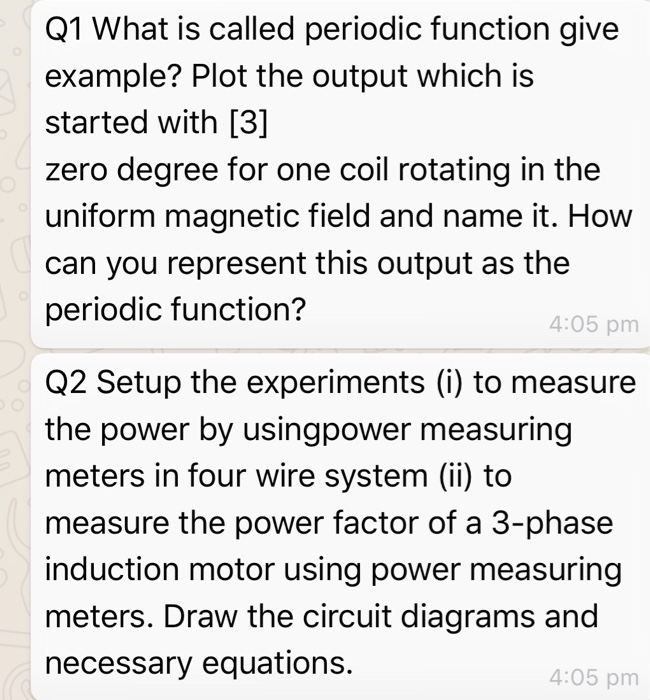 Solved Q1 What is called periodic function give example? | Chegg.com