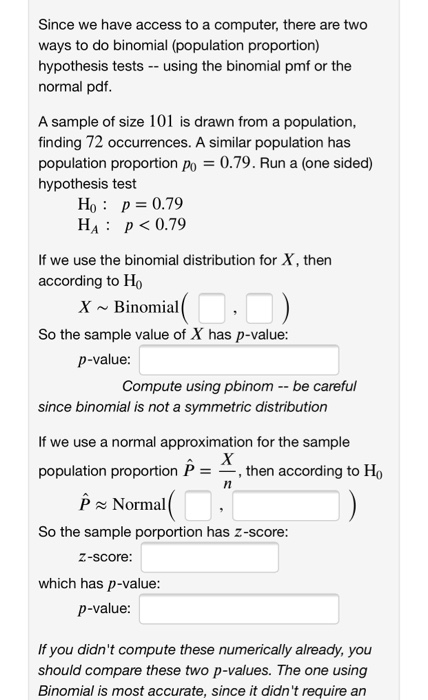 Solved Since we have access to a computer, there are two | Chegg.com