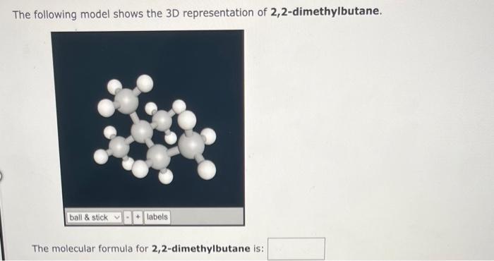 Solved The following model shows the 3D representation of | Chegg.com