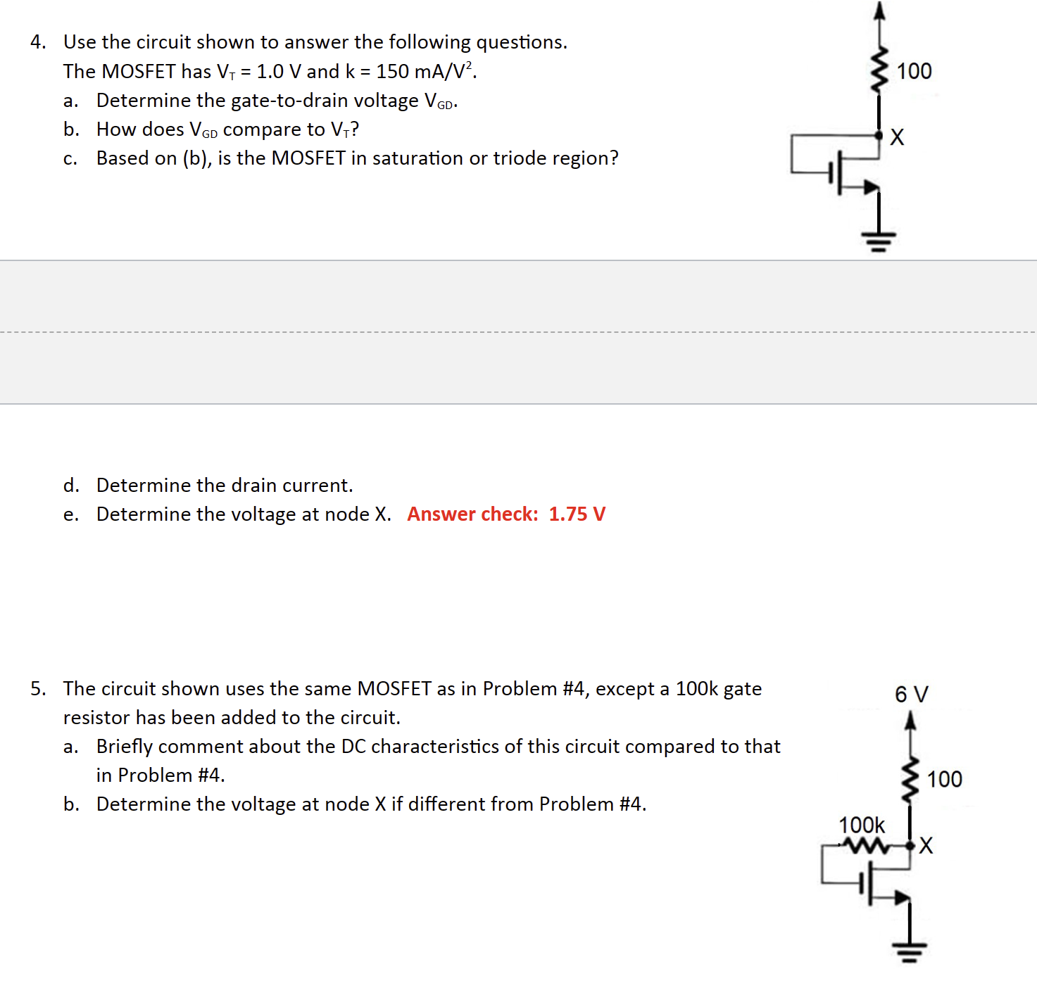 Solved HELP PLEASE ! ﻿Solve for problem 5 ﻿considering | Chegg.com