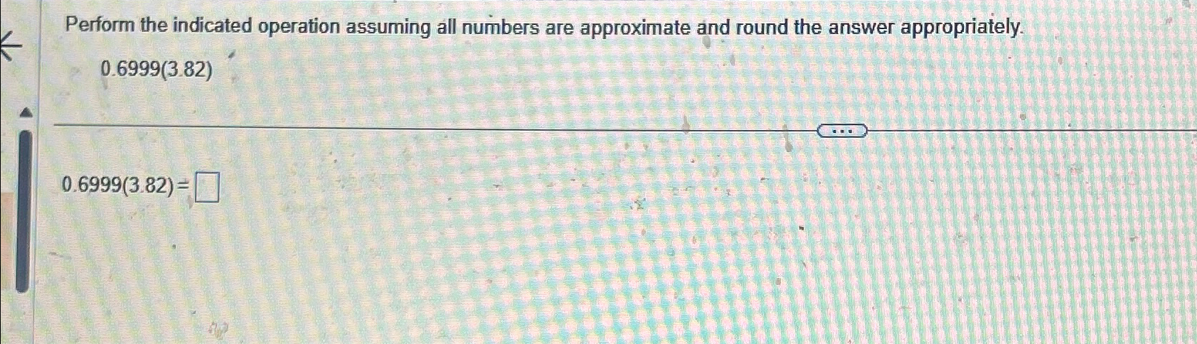 Solved Perform the indicated operation assuming all numbers | Chegg.com