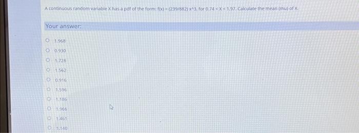 Solved A continuous ratdom variable x has a paf of the form: | Chegg.com