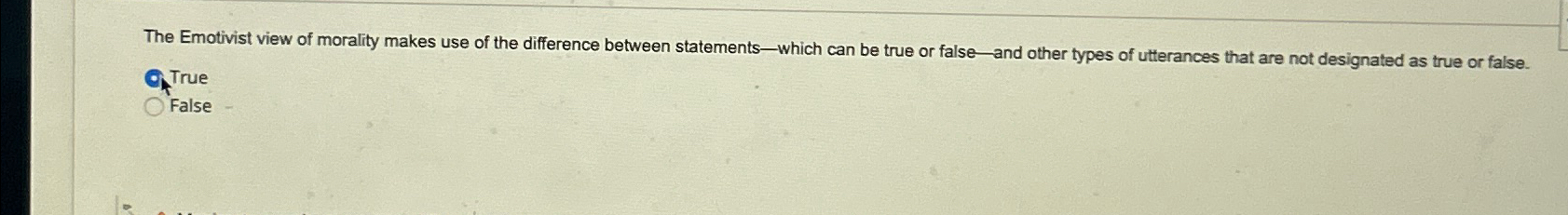 Solved The Emotivist view of morality makes use of the | Chegg.com