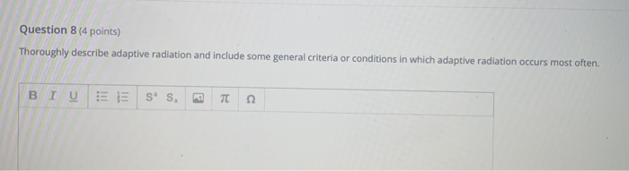Solved Question 8 (4 points) Thoroughly describe adaptive | Chegg.com