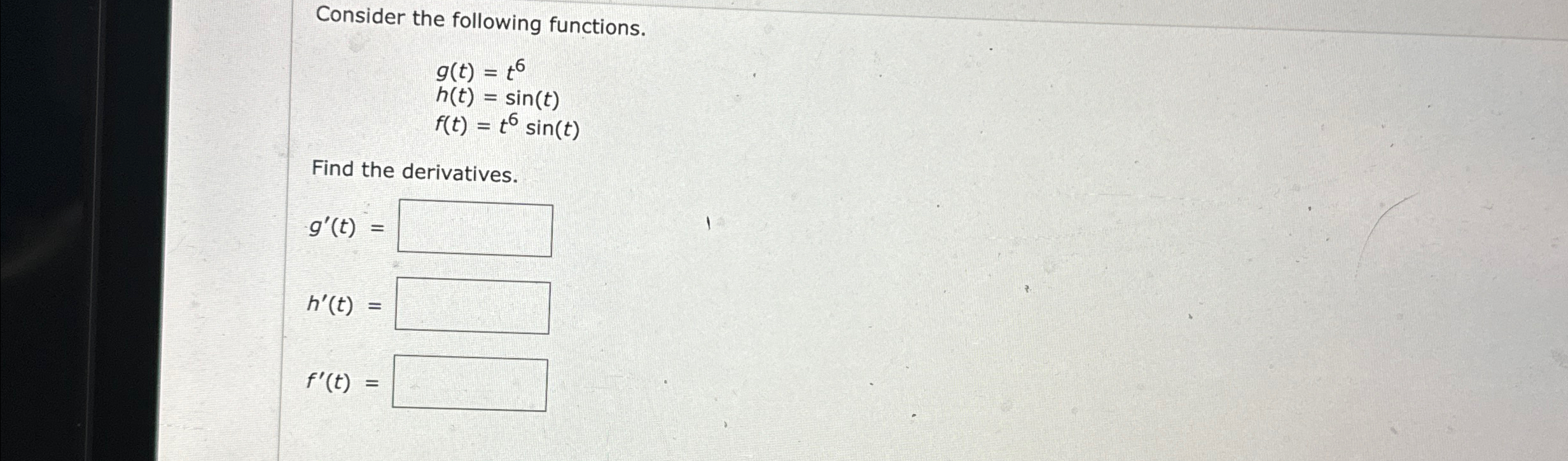 Solved Consider the following | Chegg.com