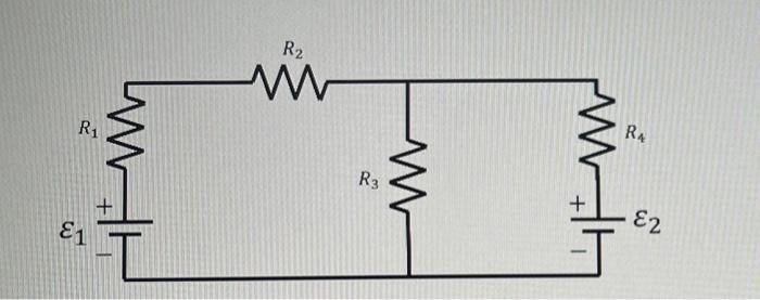 Solved E1. E2For the circuit shown above, use Kirchhoff | Chegg.com