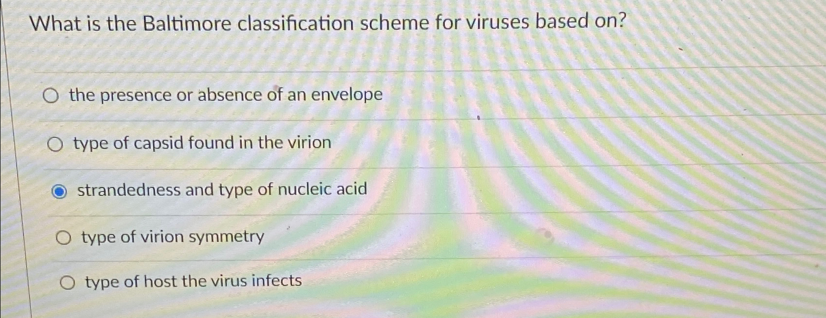 Solved What is the Baltimore classification scheme for | Chegg.com